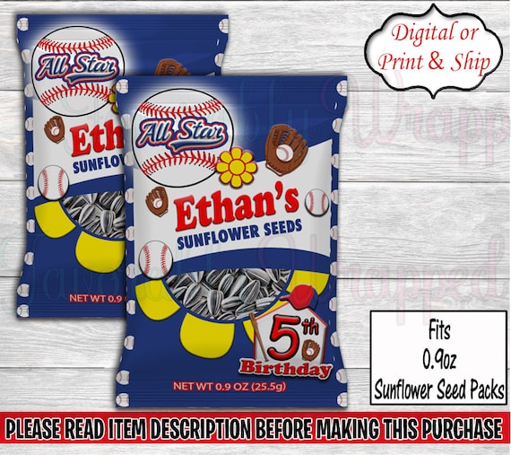 Sunflower Seeds Bag Baseball