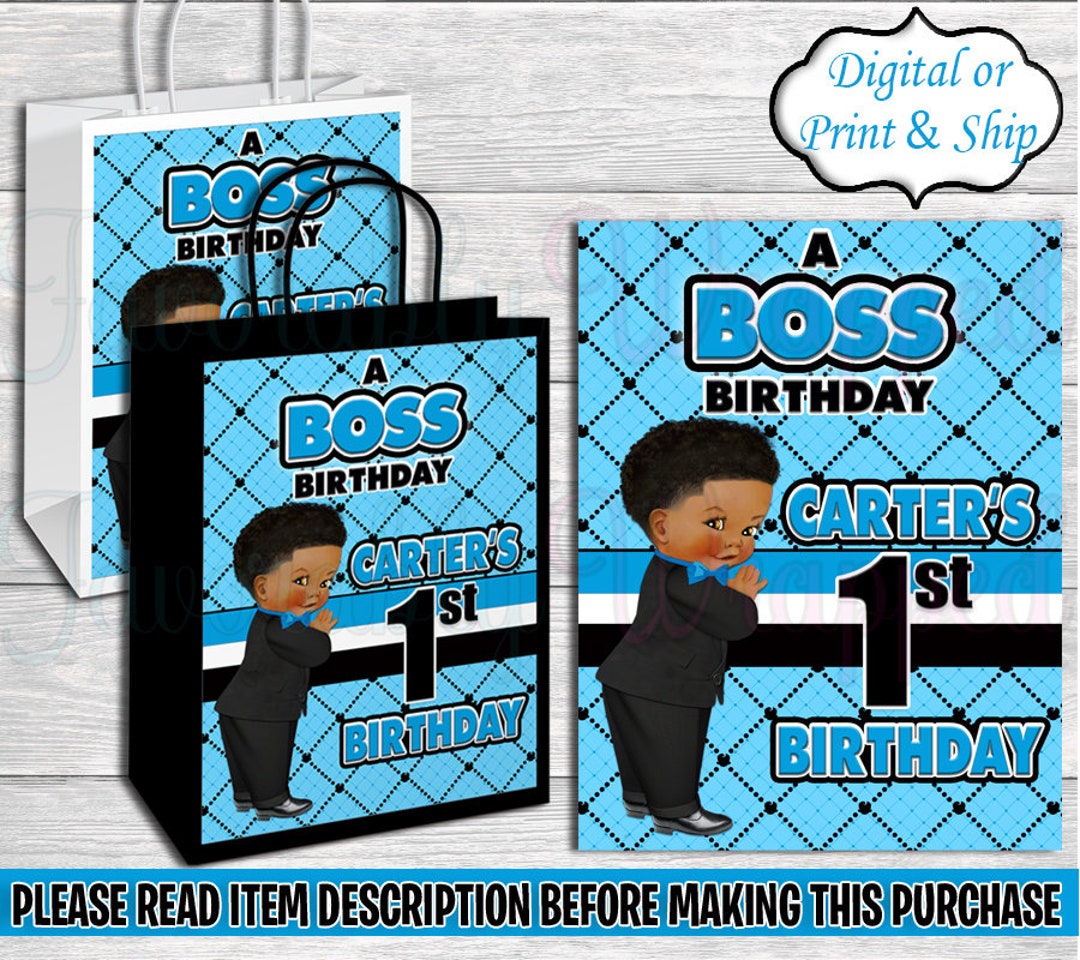 Boss Birthday Gift Bag-boss Baby Birthday-boss Baby Party-boss Baby ...