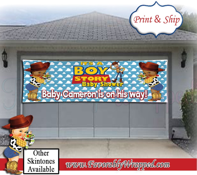 Its a Boy Story Garage Door Banner-toy Story Garage Door - Etsy