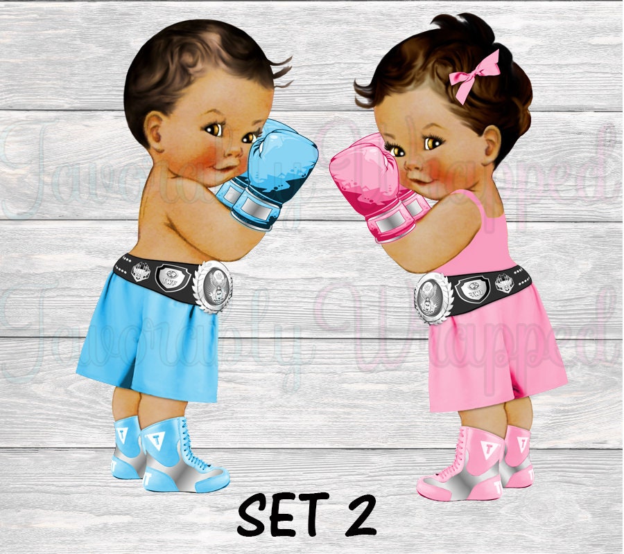 Boxing Water Label-boxing Birthday-boxing Gender Reveal Party-boxing ...