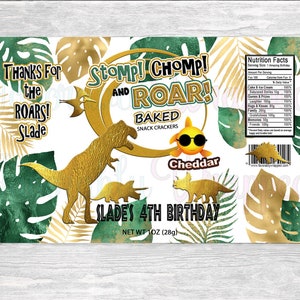 Stomp Chomp and Roar Goldfish Cracker-stomp Chomp and Roar Chip Bag ...