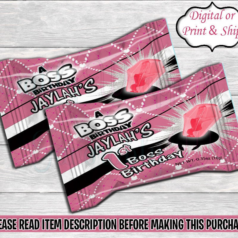 Boss Baby Candy Wrapper - Etsy