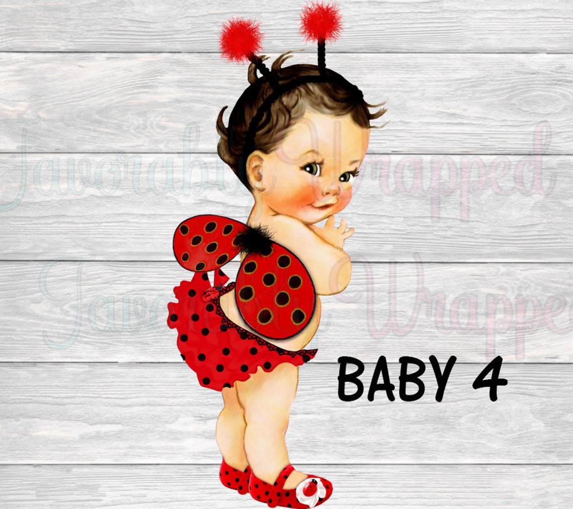 Ladybug Charger Inserts-ladybug Baby Shower Charger - Etsy