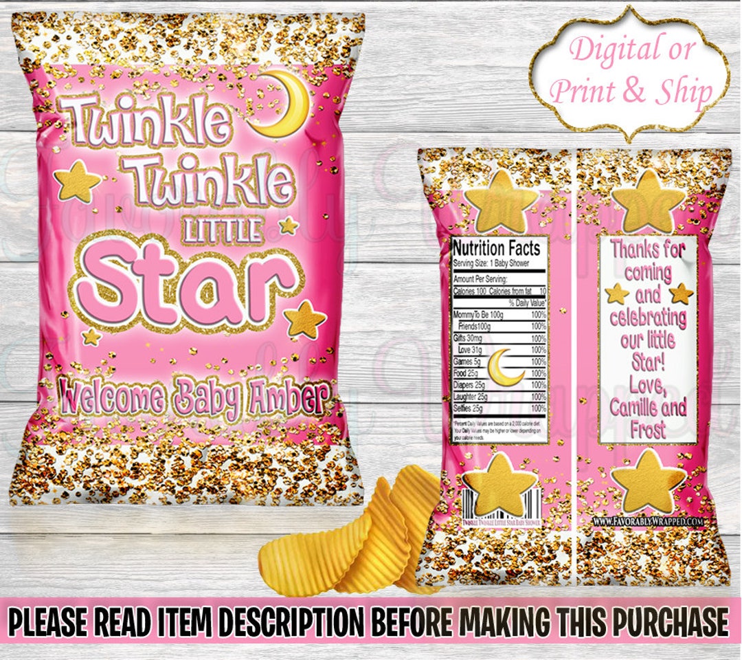 Twinkle Twinkle Little Star Chip Bag-twinkle Twinkle Little Star Baby ...