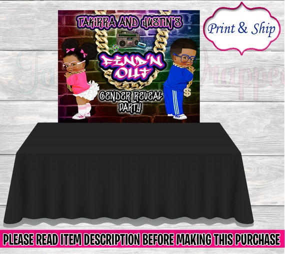 Find'n Out Backdrop-find'n Out Gender Reveal-table | Etsy