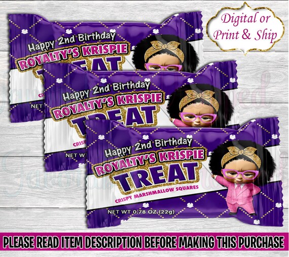 Boss Baby Rice Krispie Treat-boss Baby Birthday-boss Baby - Etsy