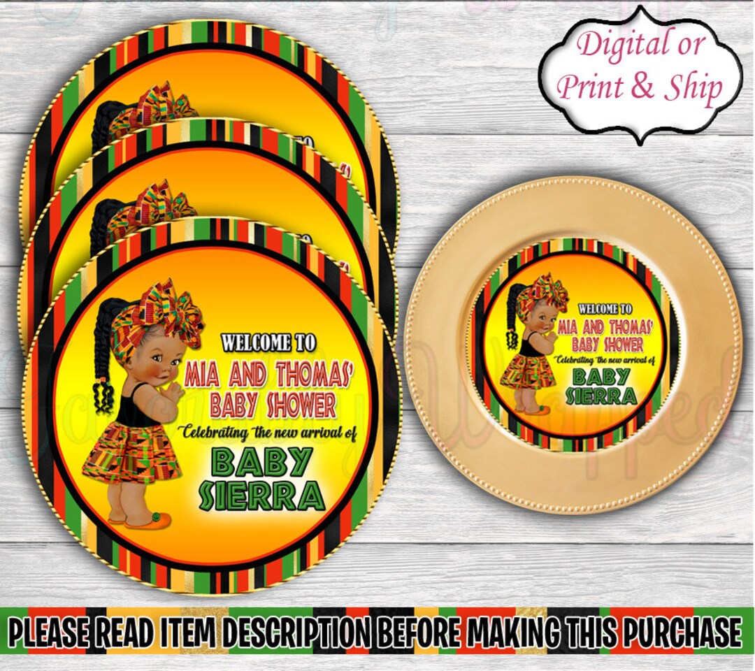 African Charger Insert-kente Charger Insert-kwanzaa Charger Insert ...