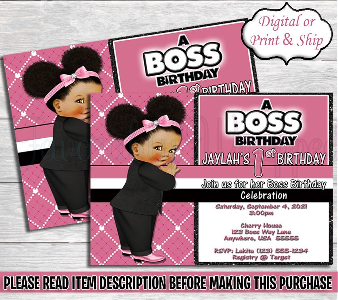Boss Baby Invitation-boss Baby Birthday-boss Baby Party-boss Baby Party ...