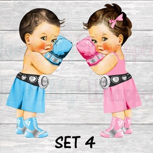 Boxing Water Label-boxing Birthday-boxing Gender Reveal Party-boxing ...