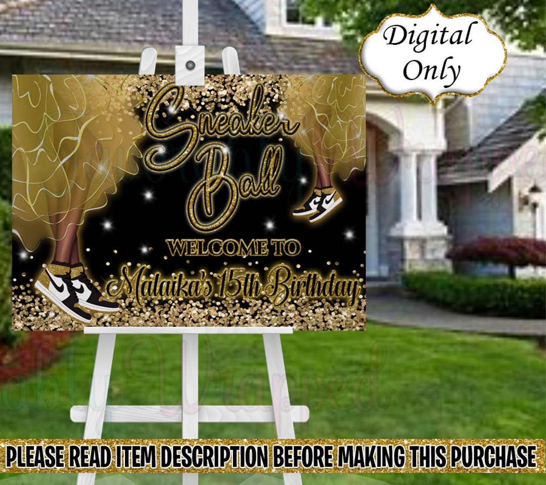 Sneaker Ball Welcome Sign-sneaker Ball Sign-welcome Sign-sneaker Ball ...