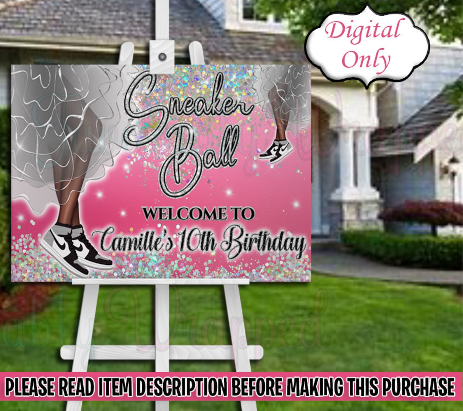 Sneaker Ball Welcome Sign-sneaker Ball Sign-welcome - Etsy