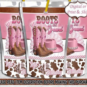 Boot on the Ground Juice Label-where Them Fans at Juice Label-cowgirl ...