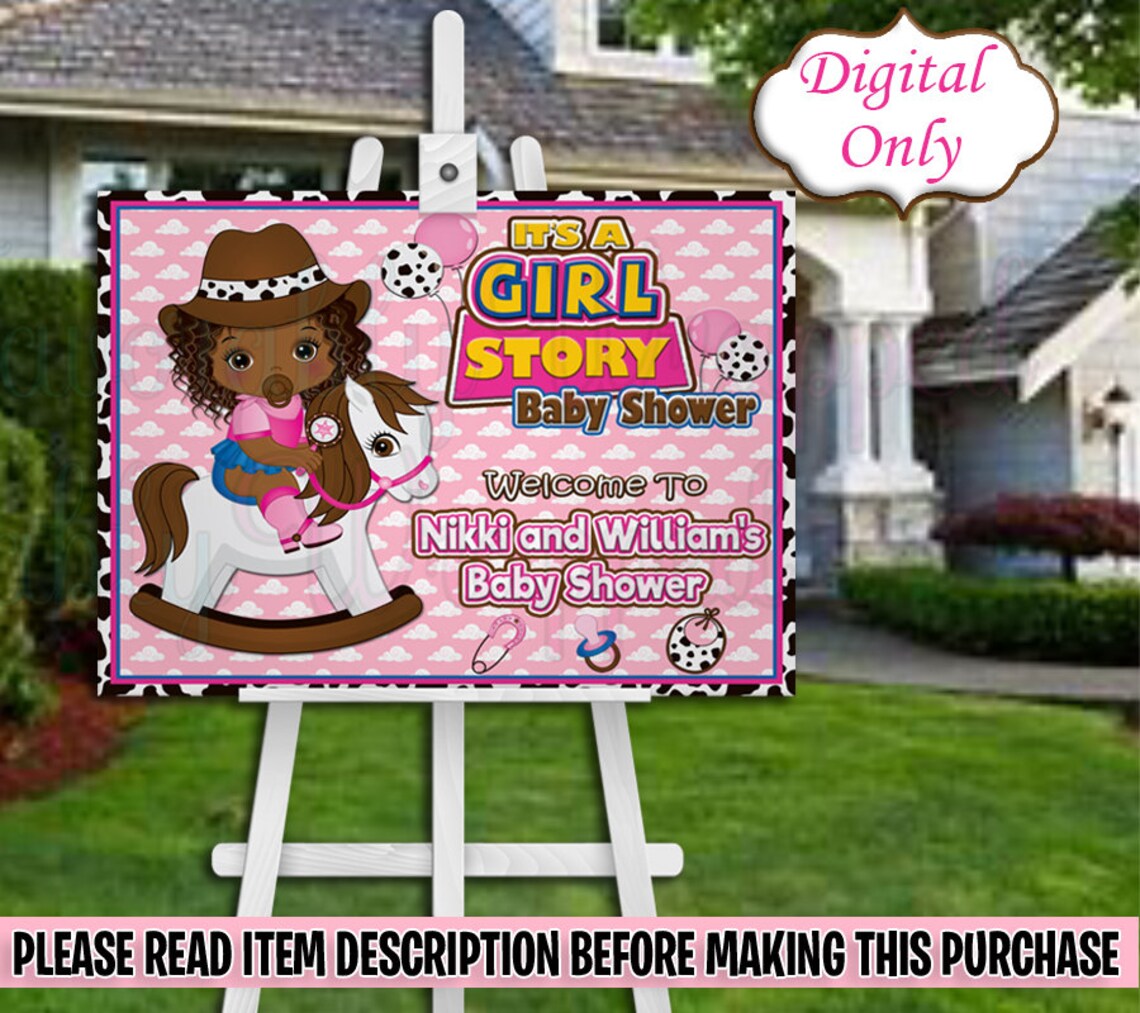 Its a Girl Story Welcome Sign-its a Girl Story Sign-welcome - Etsy