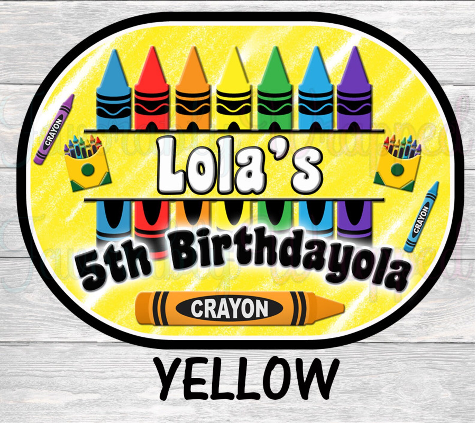 Crayon Pringle Stack Label-art Pringle Stack Label-crayon - Etsy