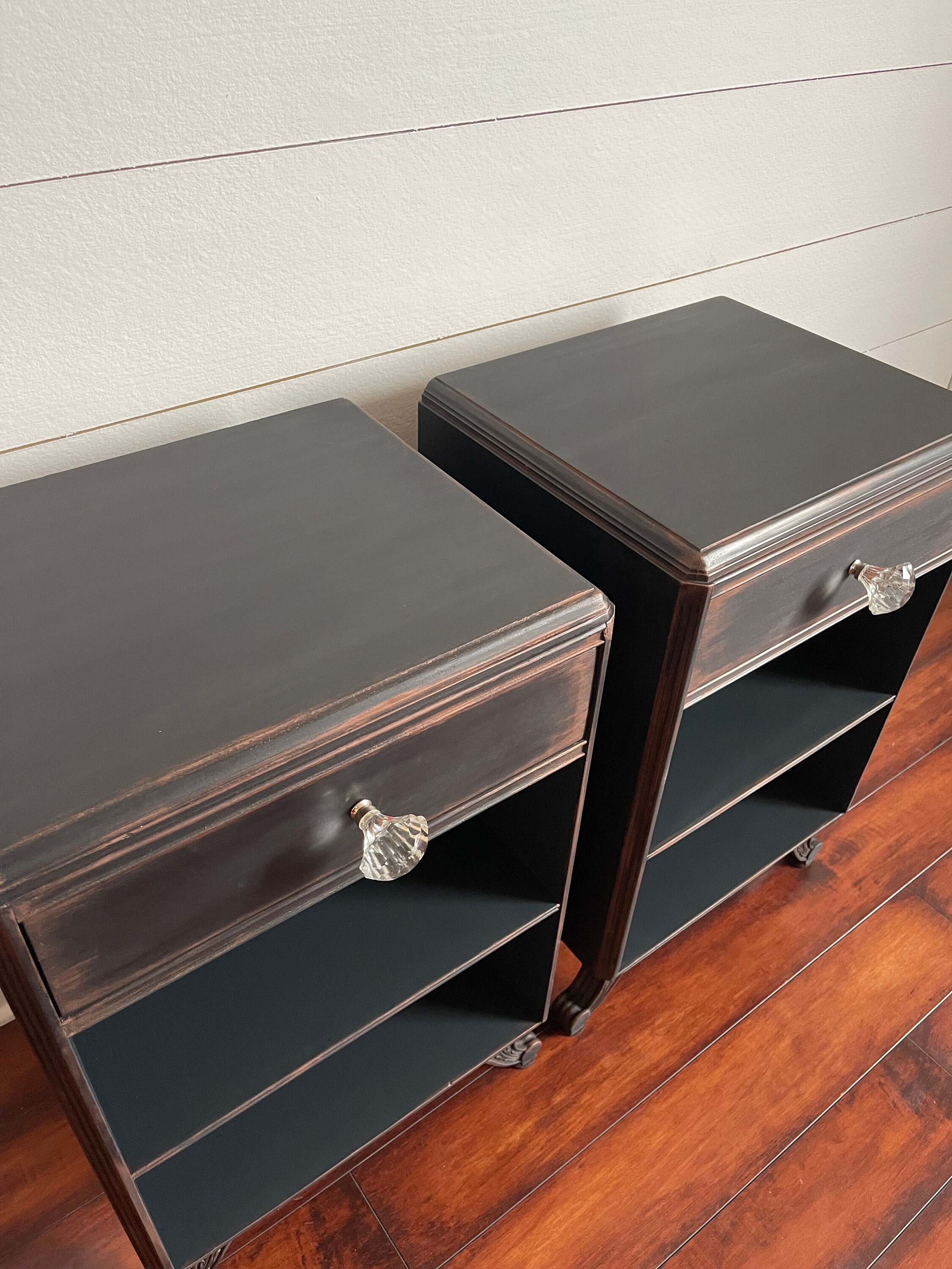 Pair of Antique Rway Nightstands/ Side Tables - Etsy