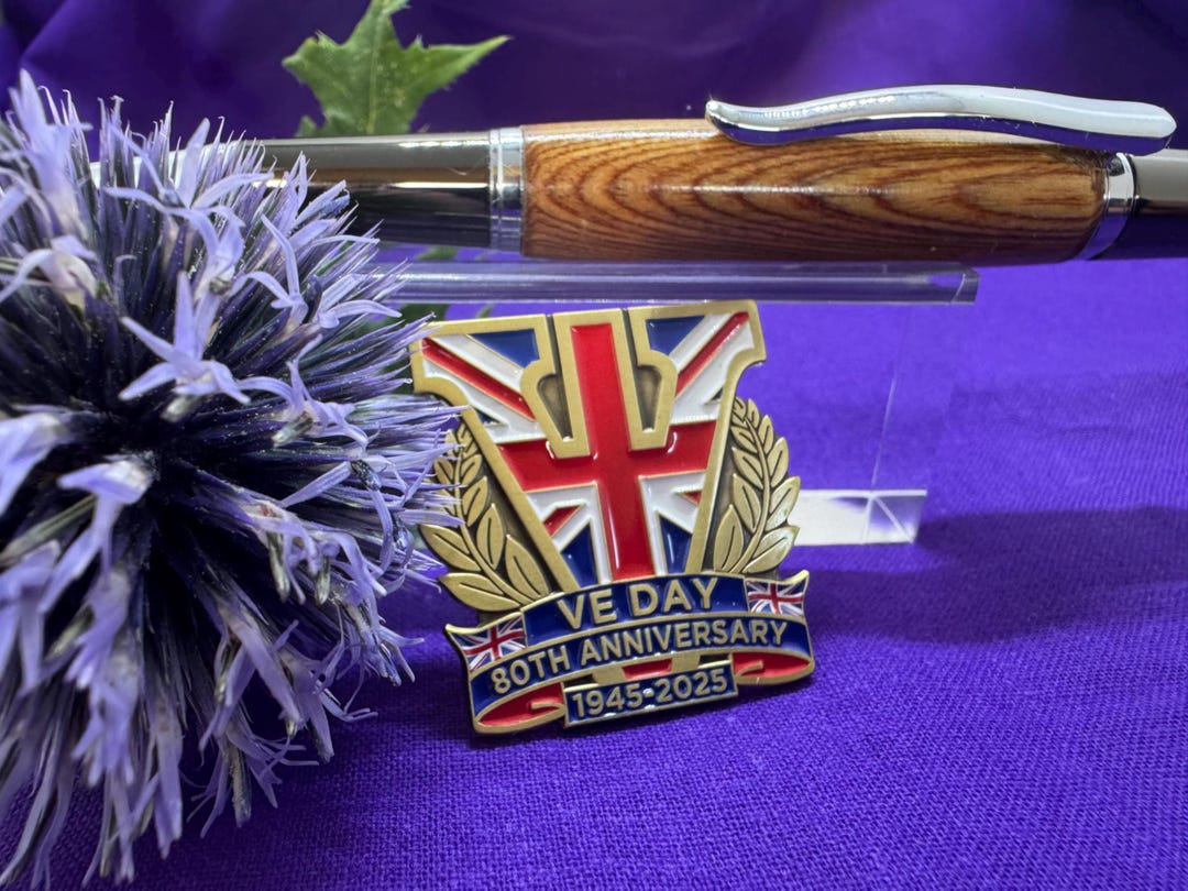 Spitfire Propeller Ballpoint Pen Ultra Rare Genuine Wood With Chrome ...