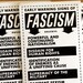 The Early Warning Signs of Fascism Checklist Sticker - Etsy