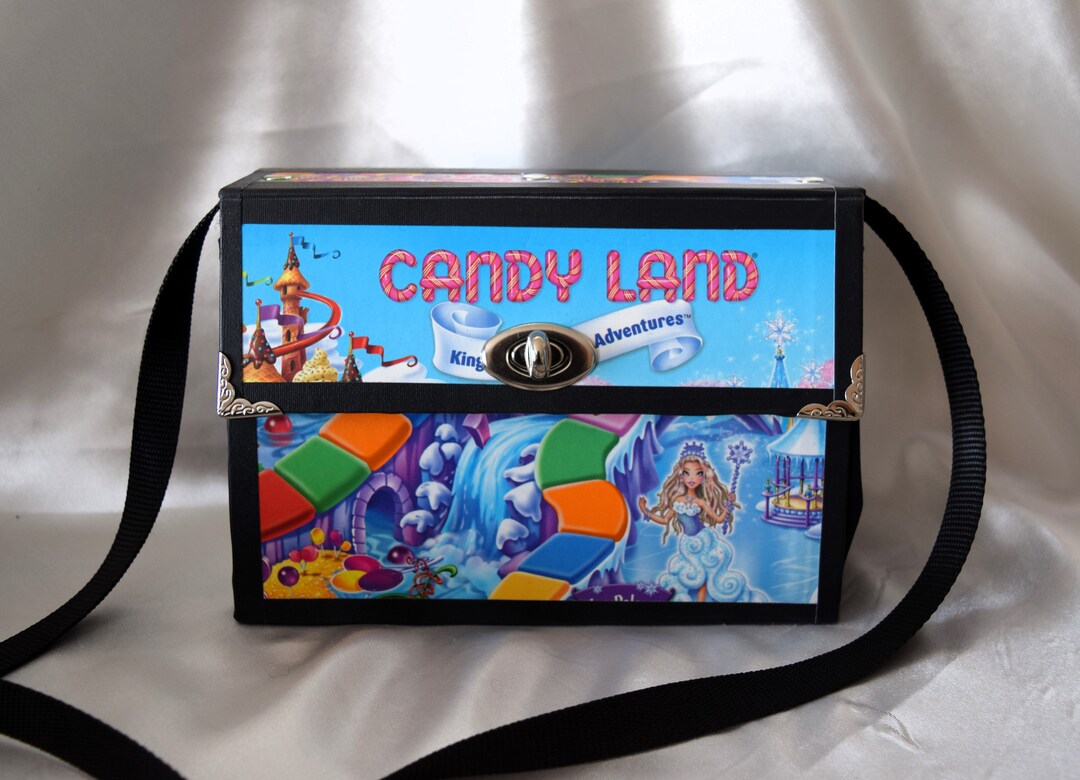Recycled Candyland Game Board Handbag Purse cross-body - Etsy