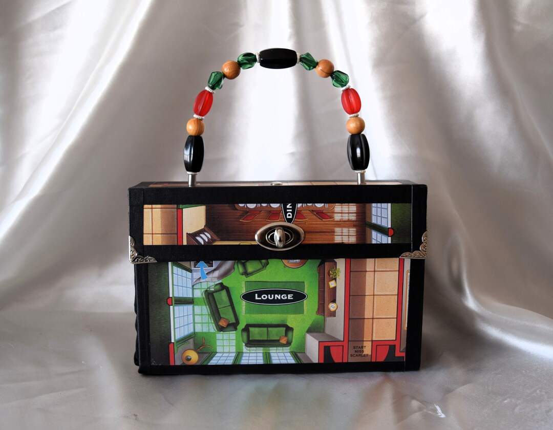 Clue Game Board Recycled Handbag Purse beaded - Etsy