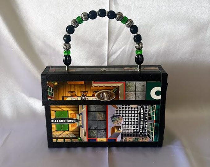 Clue Game Board Recycled Handbag Purse ~beaded~ - Etsy