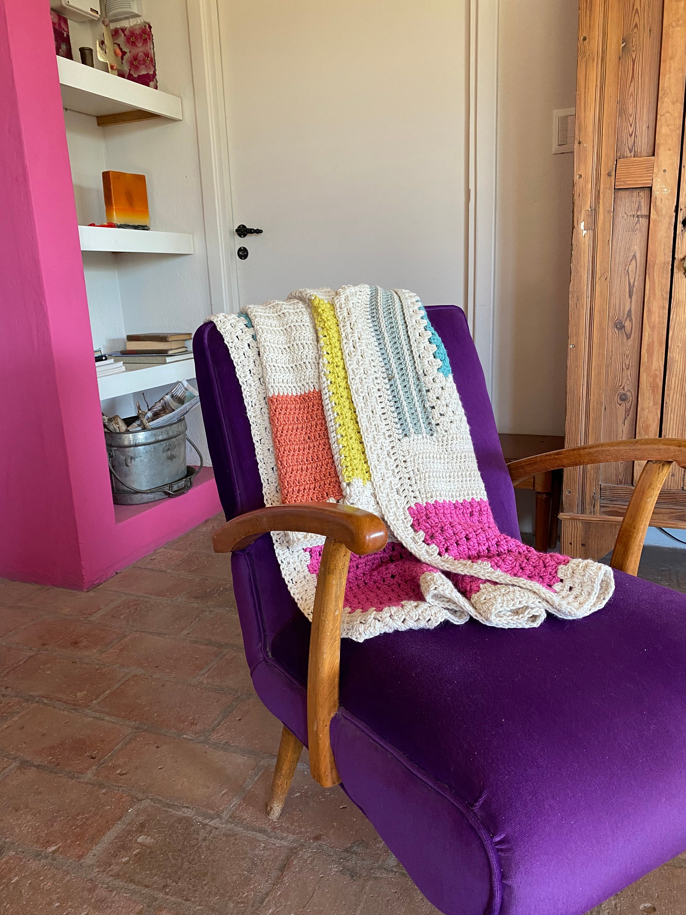 MANTA ALMUDENA Knitting Guide only in Spanish - Etsy