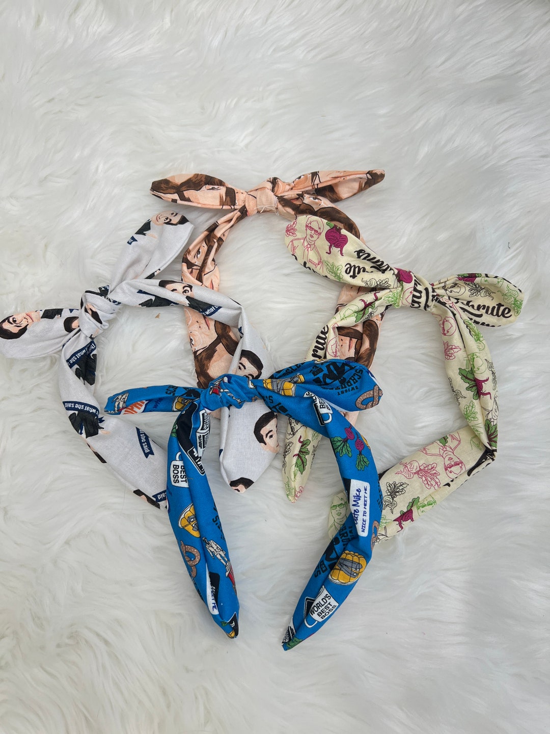 The Office Inspired *NEW FABRICS* Wired Headbands - Etsy