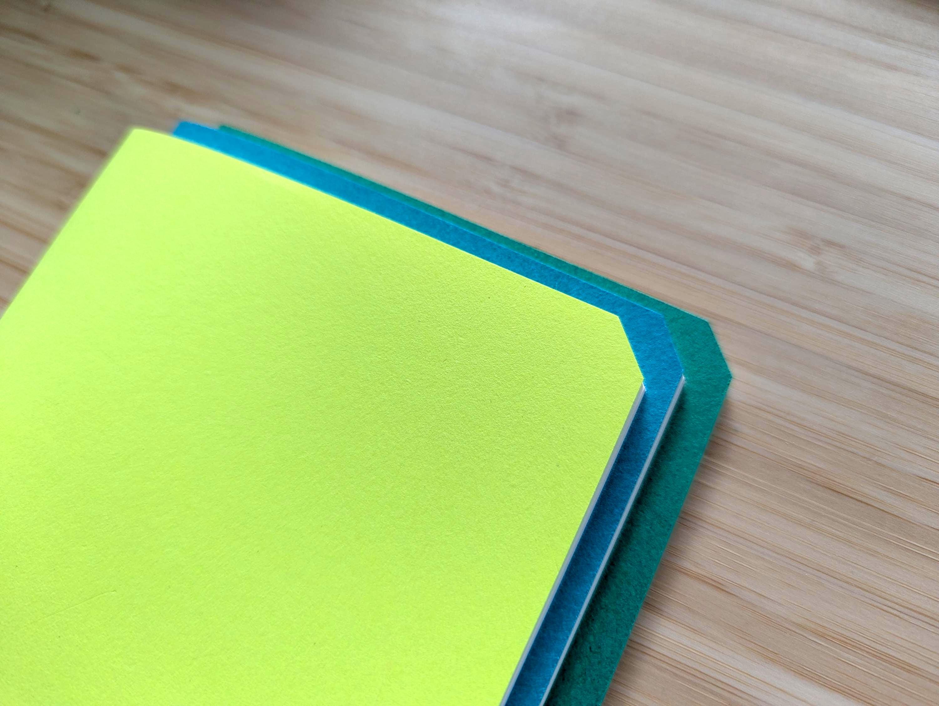 Handmade A6 Notebook - Stitch Bound Spine, Cardstock Cover, 48 Pages of ...