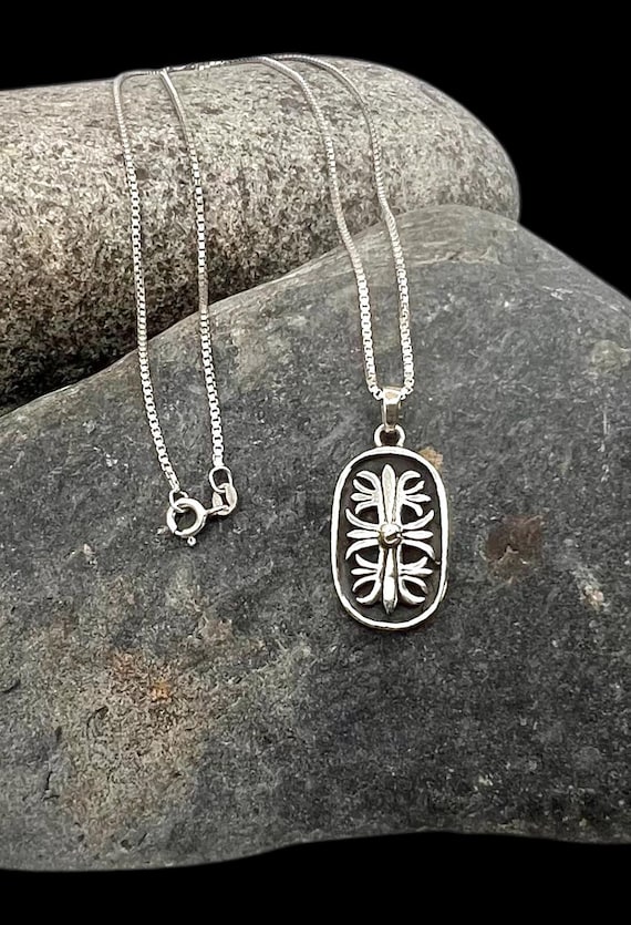 chrome hearts silver necklace - Gem chrome hearts silver necklace - Gem