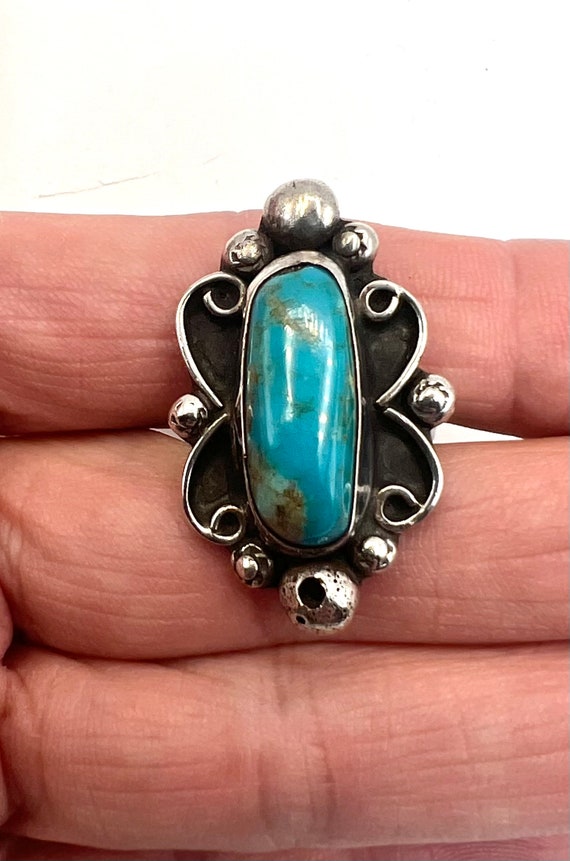 Vintage mexico silver ring - Gem