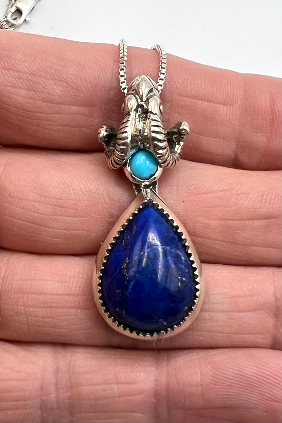 Lapis, turquoise & sterling - Gem
