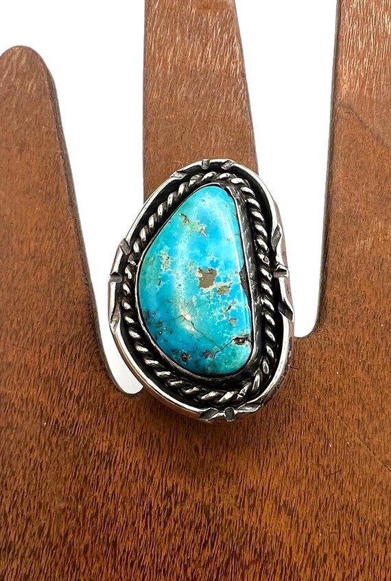 Vintage navajo ring sterling - Gem