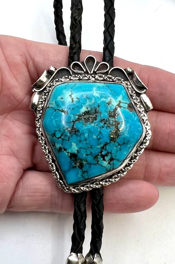 navajo yei bolo tie - Gem
