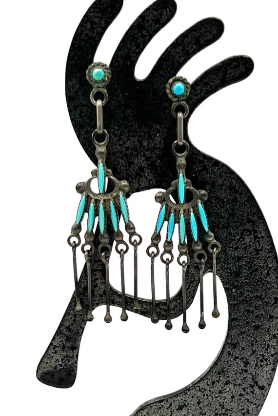 Vintage sterling zuni surface - Gem