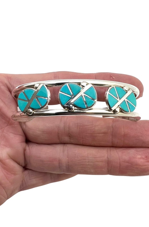Zuni turquoise cuff - Gem