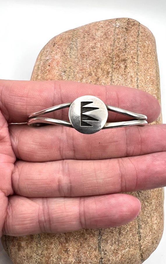 Vintage Signed Hopi Native American Sterling Silver C… - Gem