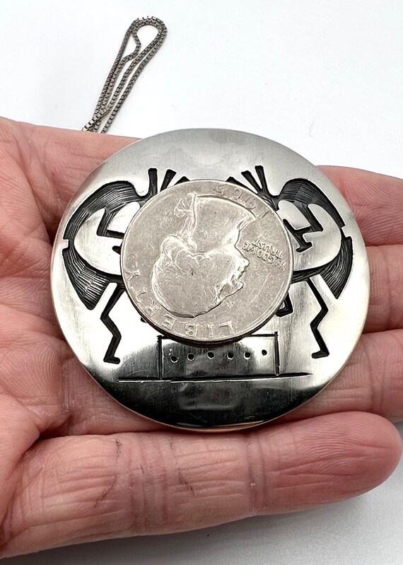 Vintage Hopi Handmade Sterling Silver Kokopelli Overl… - Gem