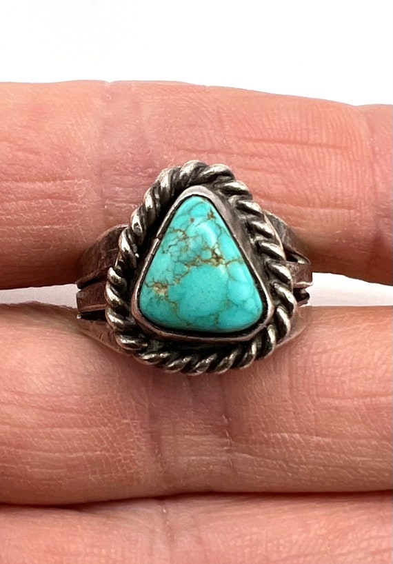 Vintage navajo sterling ring - Gem