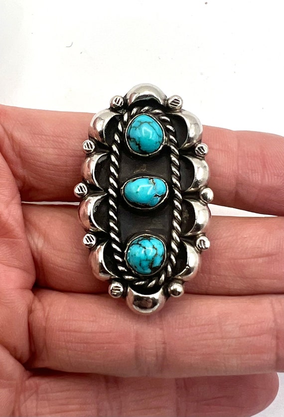 Vintage navajo ring sterling - Gem