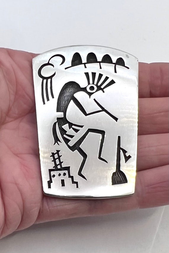 80s hopi overlay bolo - Gem