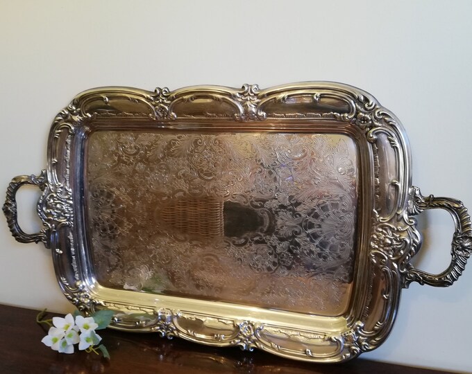 Stunning Vintage Ranleigh Tray ~ Silver Plated Tray ~ Ranleigh Drinks ...