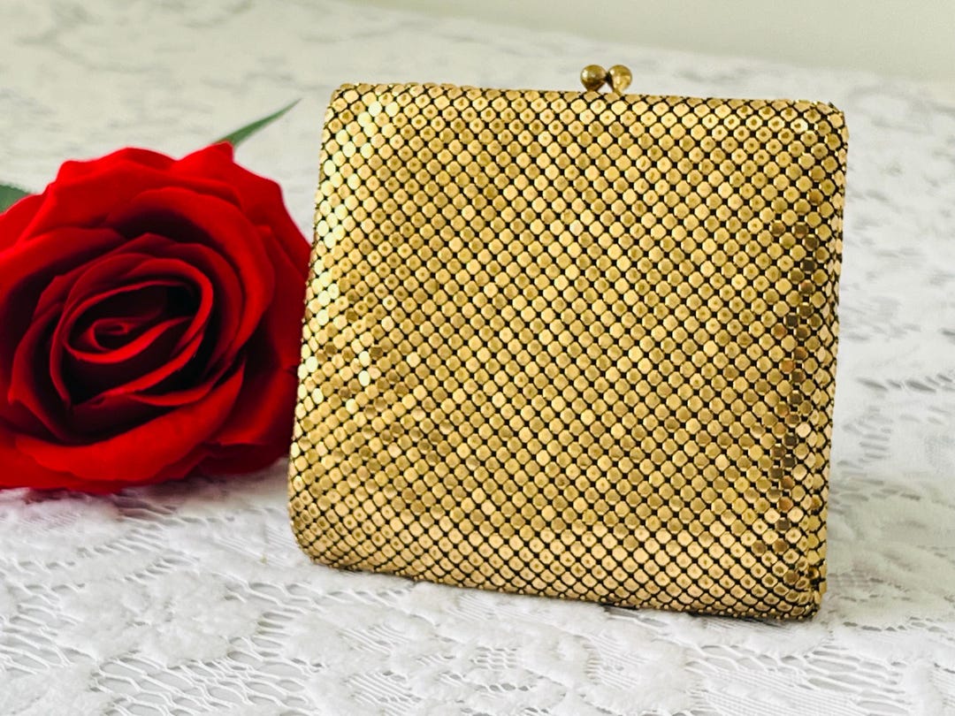 Vintage Prym Gold Mesh Wallet - Appears Minimally Used- Echt Prym Gold ...