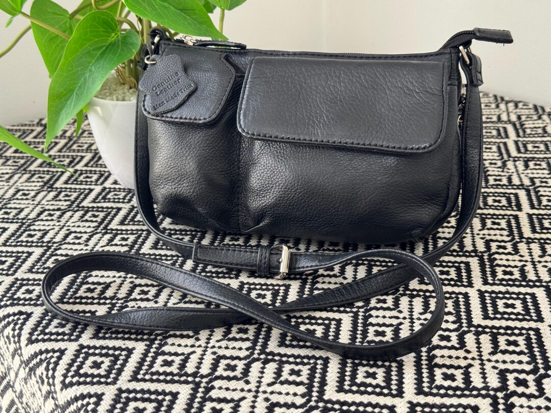 Vintage SEQUEL Leather Bag - High Quality Compact Leather Bag - Leather ...