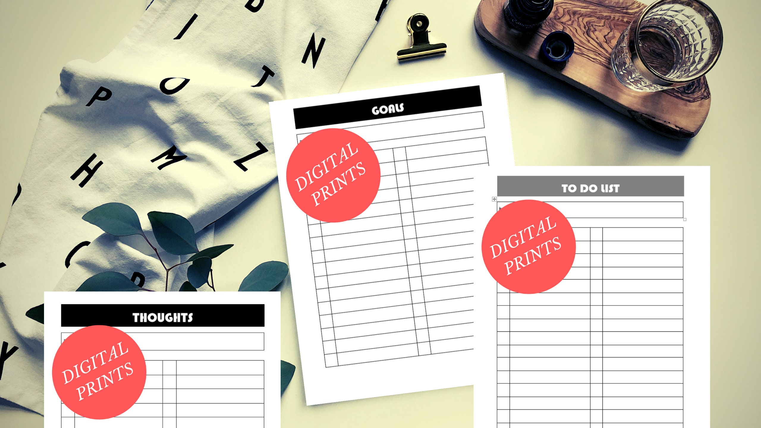 To Do Checklist Bundle, Digital File, Ultimate Checklist, Daily ...