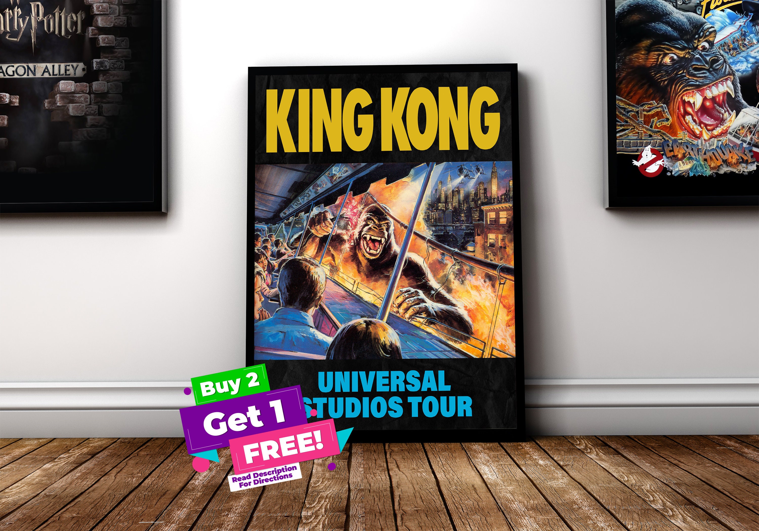 Kong Universal Studios Poster Print | Etsy