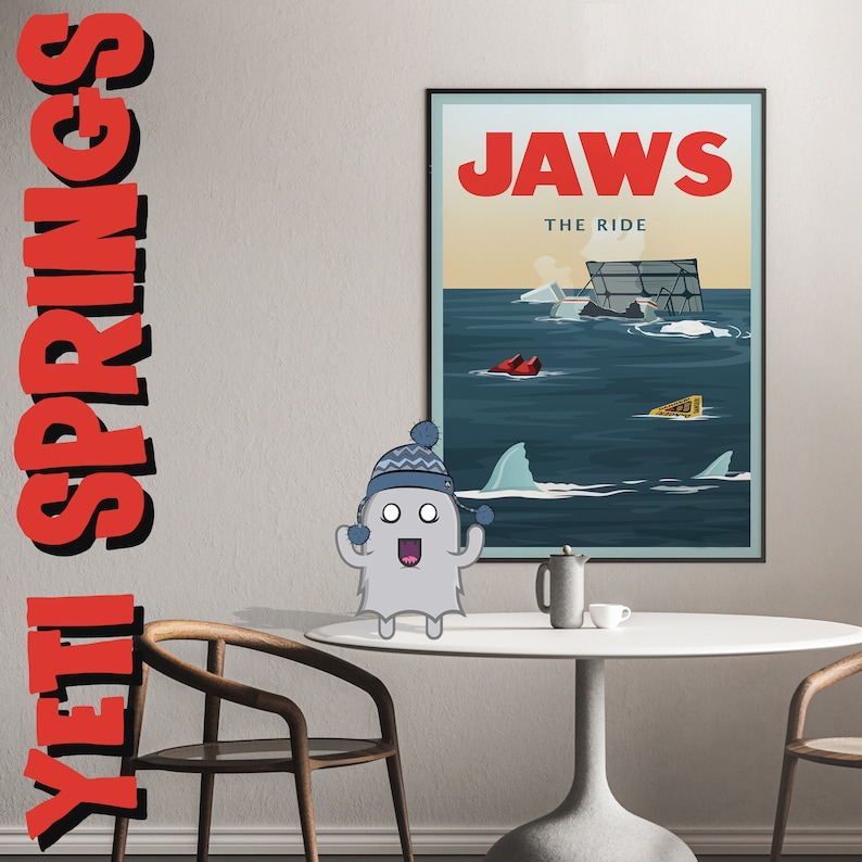 Jaws the Ride Universal Studios Poster Print - Etsy