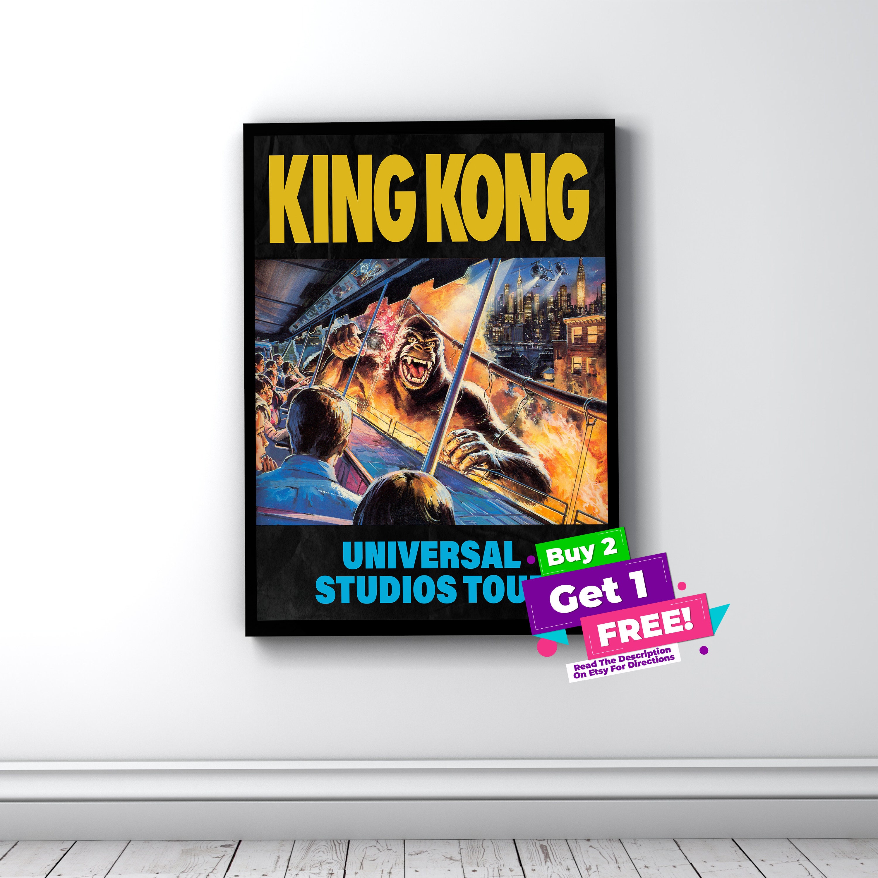 Kong Universal Studios Poster Print | Etsy