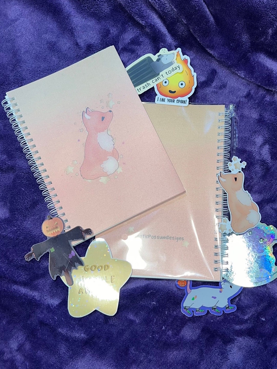 Starry Fox Reusable Sticker Book |sticker Collection Book, Sticker ...