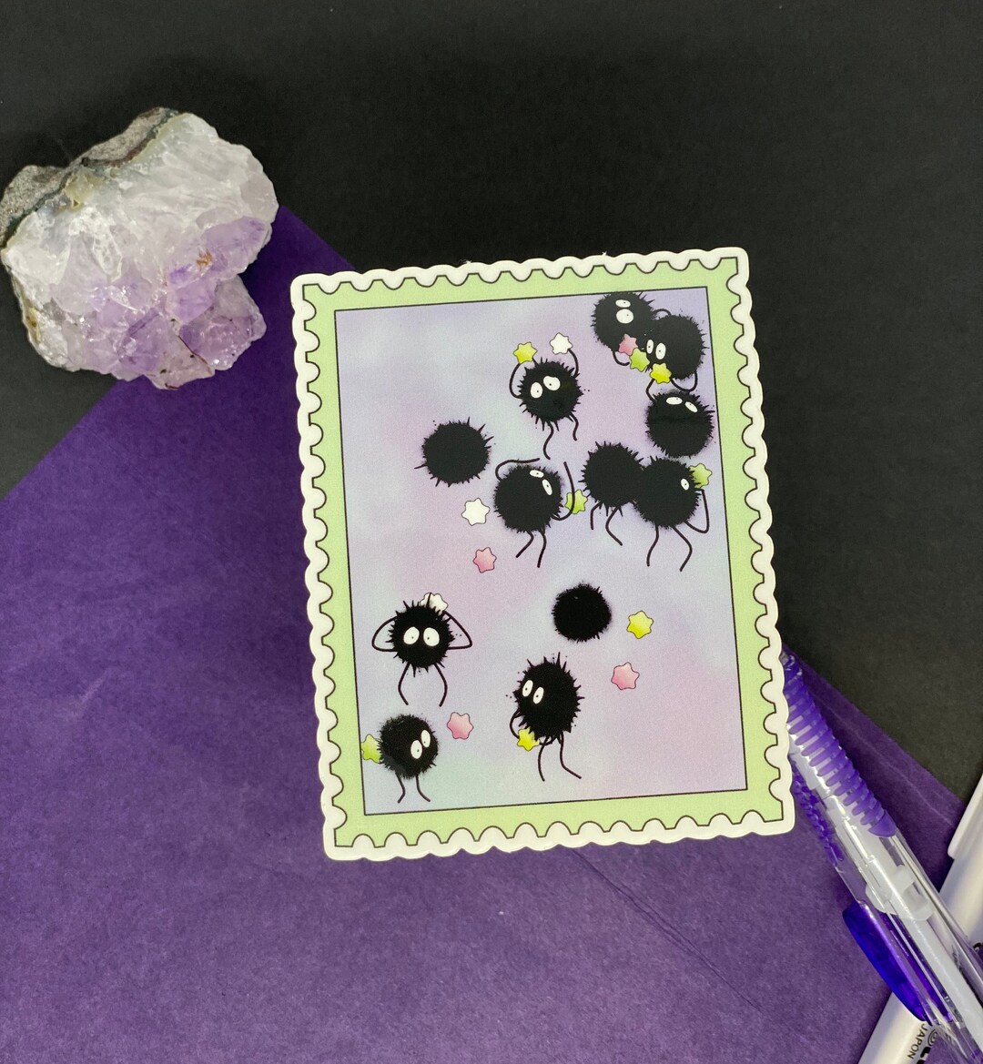 Puffball Sprites Sticker Stamp Sticker Anime Sticker Clear - Etsy