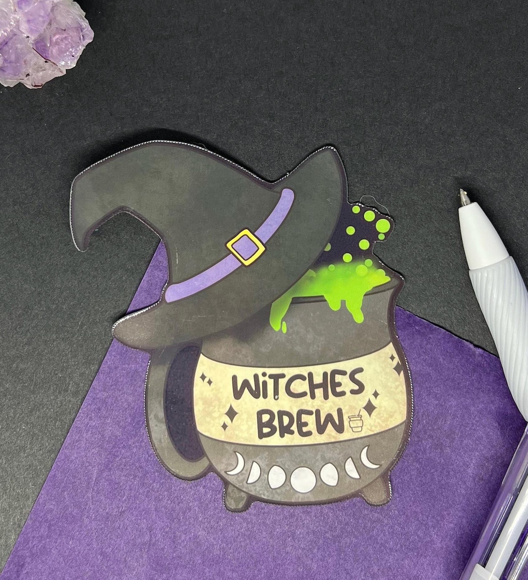 Witches Brew Sticker | Mourning Brew Coffee Sticker, Halloween Stickers ...