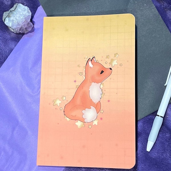 Fox Notebook - Etsy